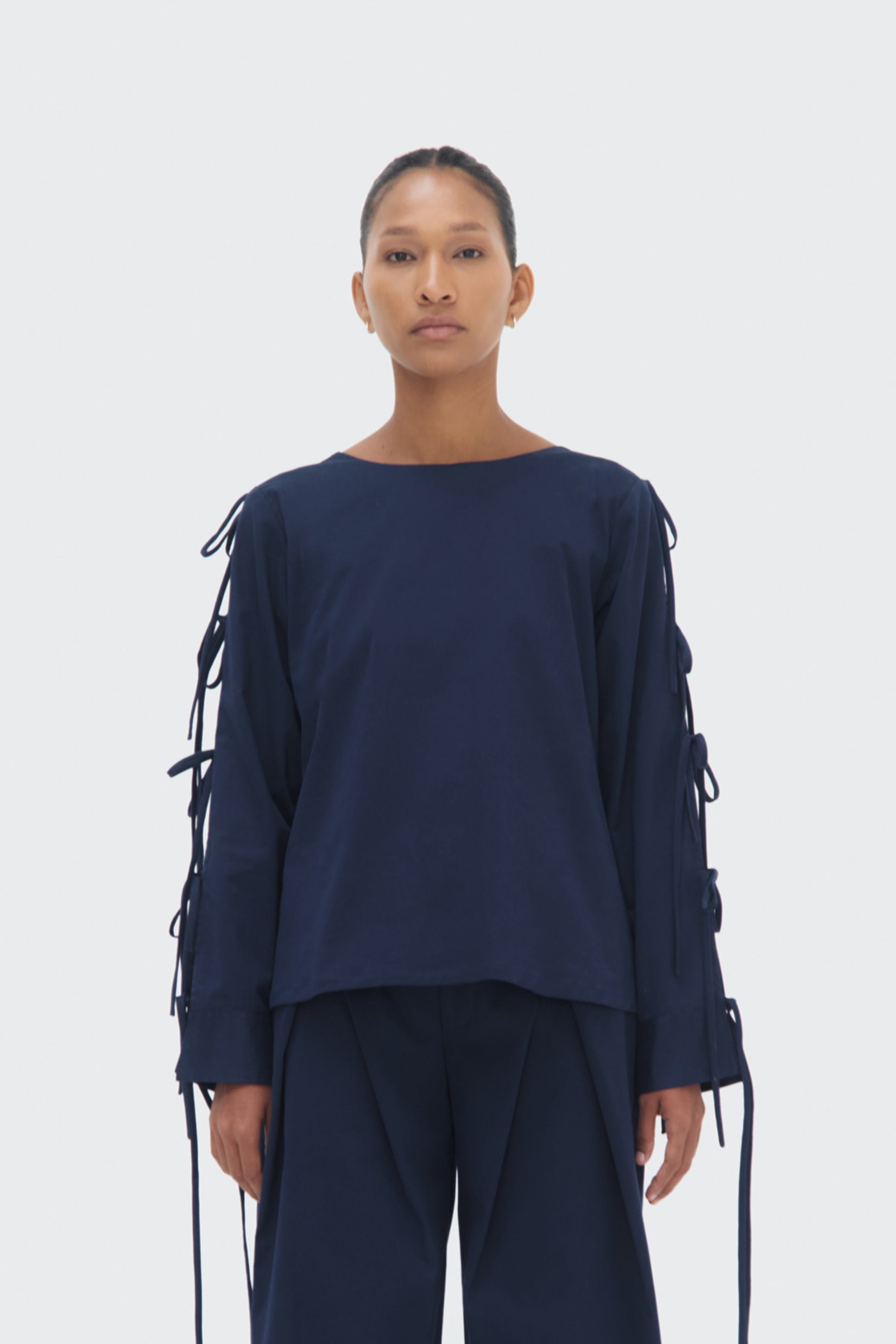 Marina Knotted Blouse – Olga Fisch