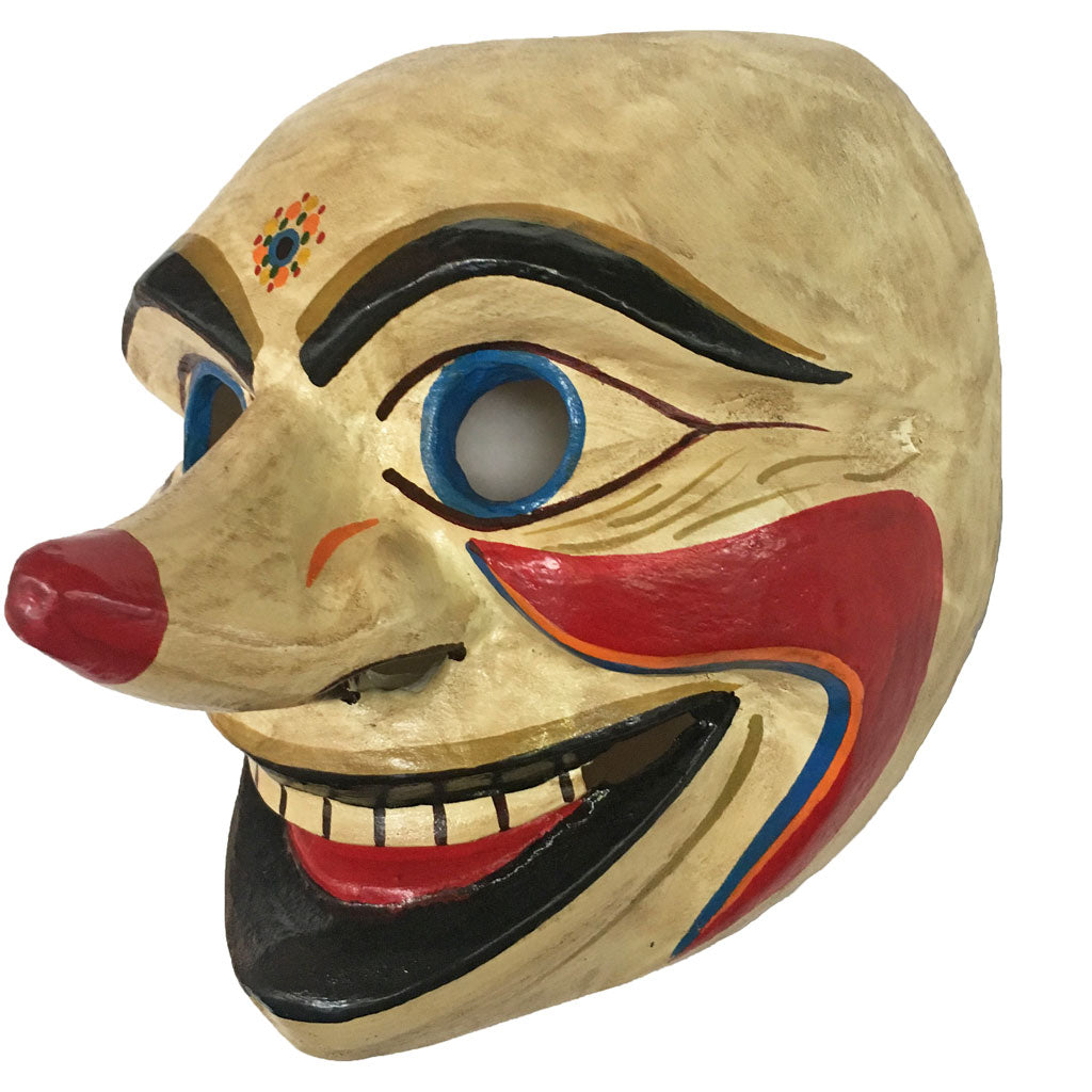 Payaso Wooden Mask – Olga Fisch